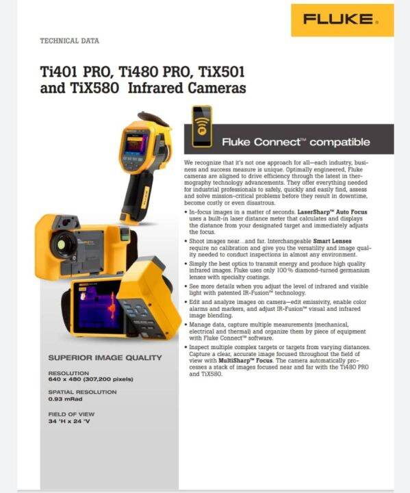 Thermal imager TI480 pro fluke | Lazada