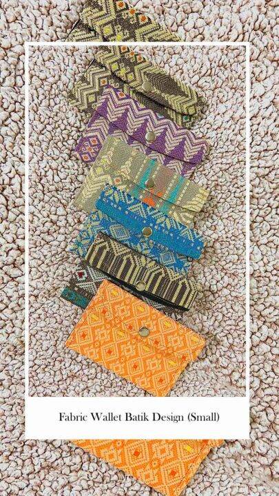 Fabric Wallet Batik Design (Small) | Lazada PH