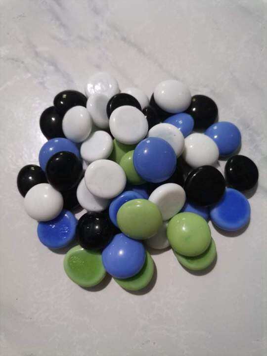 Glass Pebbles/Flat Jolens 100pcs | Lazada PH