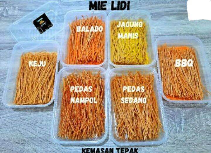 mie lidi..(biting bitingan). pedes nampol maakk mecutat/banyak farian ...