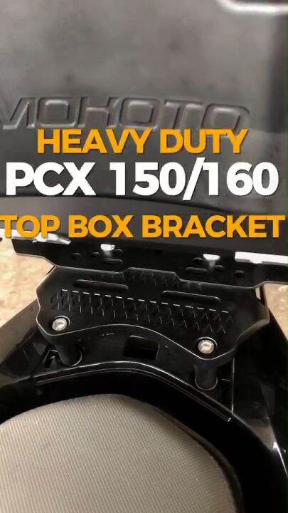 HONDA PCX150 PCX160 CNC FULL ALLOY HEAVY DUTY TOP BOX BRACKET / REAR ...