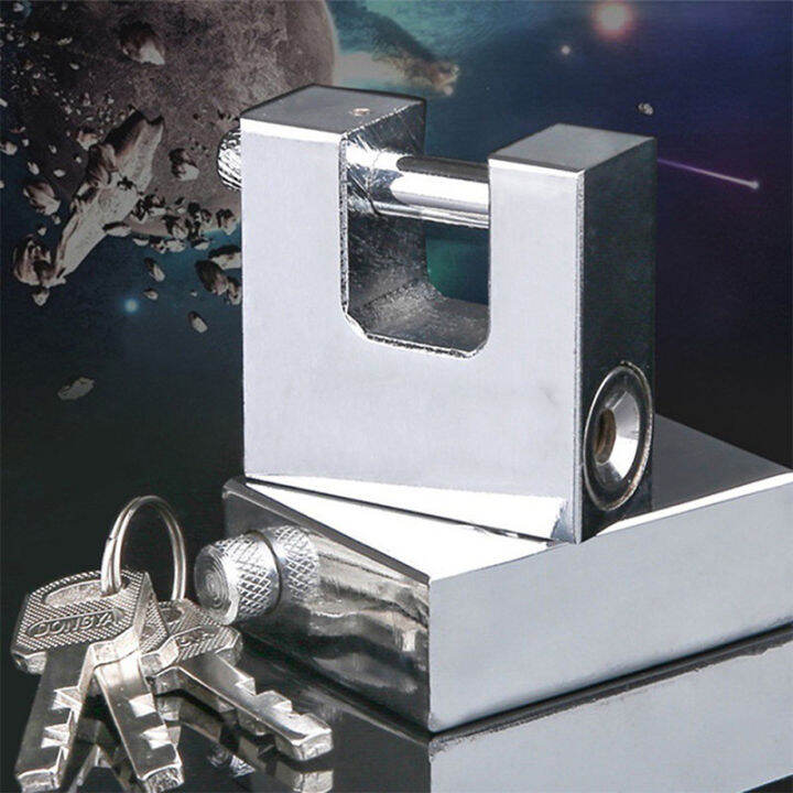 Padlock, Heavy Duty Lock with 3 Keys, High Security Anti-Theft Antirust ...