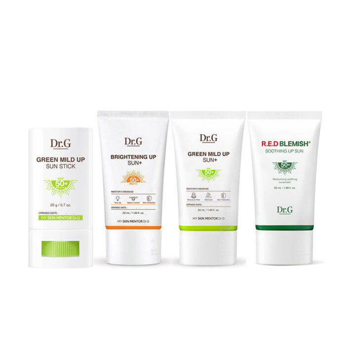 Korea [Dr.G]Dr.g Brightening up Sun Cream/green mild up Sun /Red ...