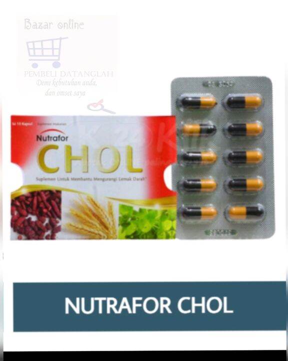 Nutrafor chol isi 10 kapsul | Lazada Indonesia