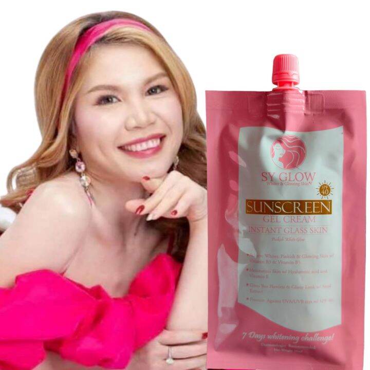 SY GLOW SUNSCREEN GEL CREAM SPF40 | Lazada PH