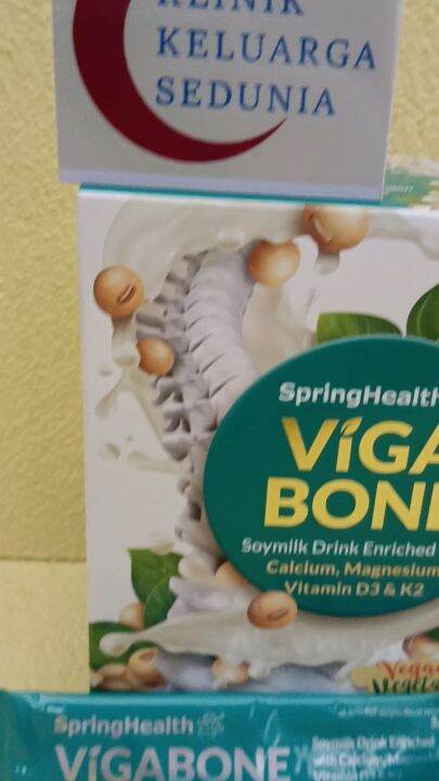 SpringHealth VIGABONE™ SoyMilk Drink Enriched Vitamin D3, K2, Calcium ...