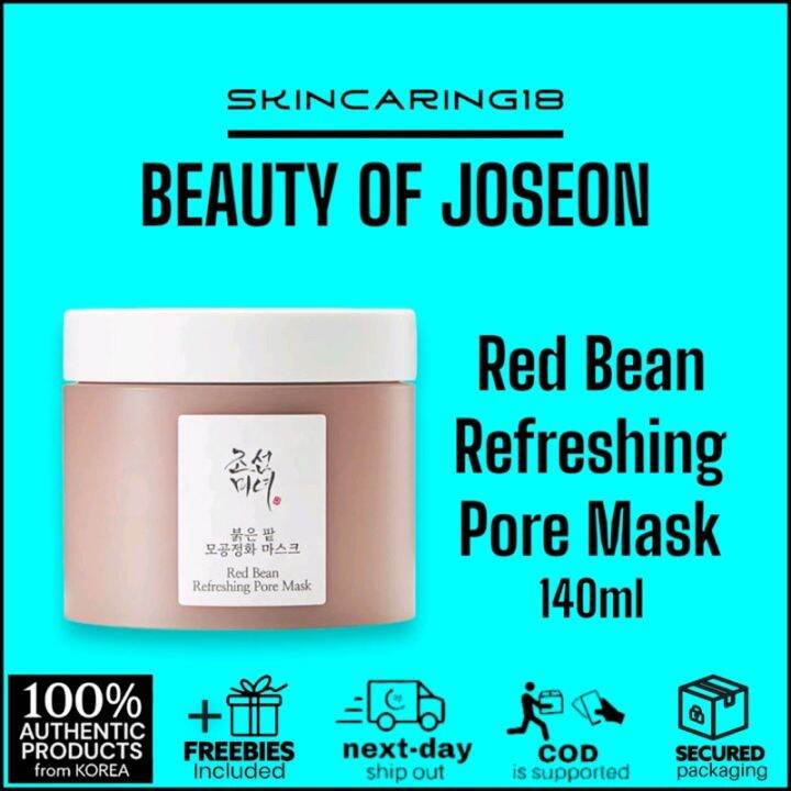 BEAUTY OF JOSEON Red Bean Refreshing Pore Mask 140ml by SkinCaring18 | Lazada PH