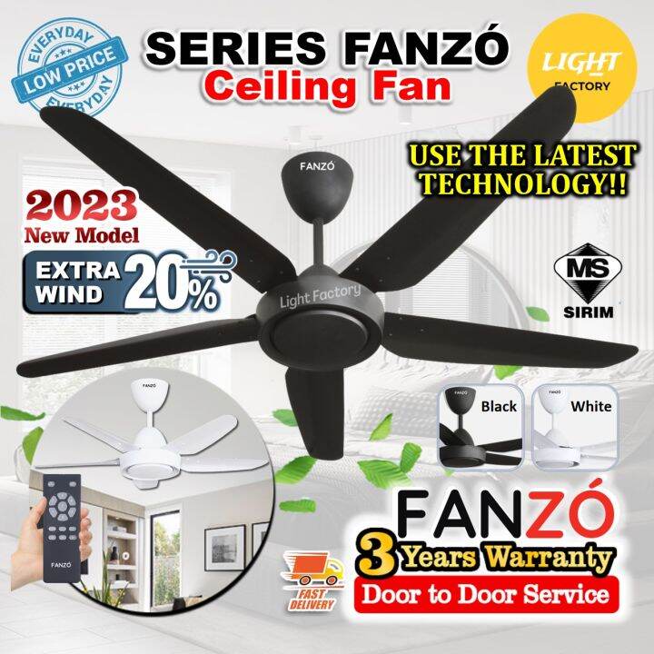 FANZÓ GALAXY BABY 46" Baby Fan | FANZO GALAXY 56" 5 Blades AC Motor ...