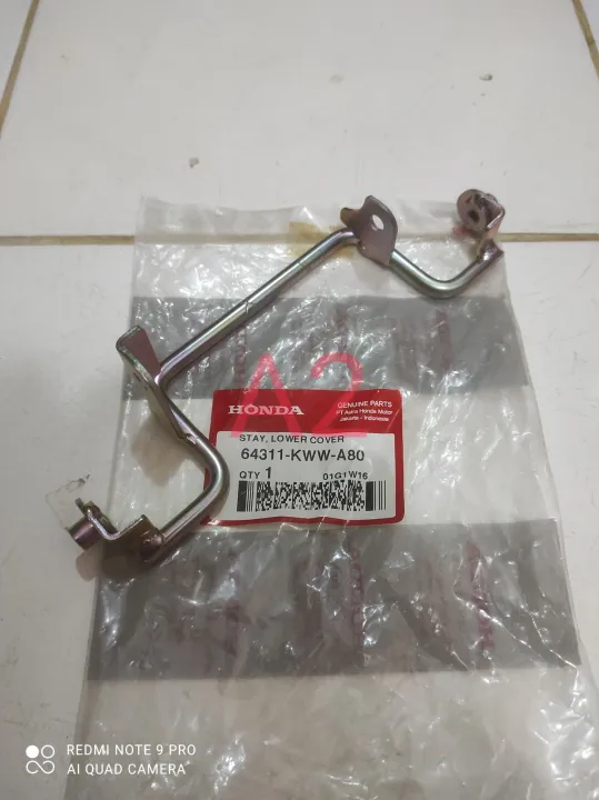 STAY LOWER COVER besi sayap sebeng tebeng luar bawah revo 110 abs ...