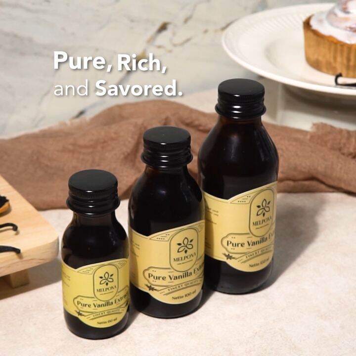 Melpona Pure Vanilla Extract Bourbon Planifolia Ekstrak Vanili Murni ... Melpona Pure Vanilla Extract Bourbon Planifolia Ekstrak Vanili Murni ...