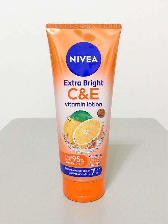Nivea Extra Bright C & E Vitamin Lotion 320 ml นีเวีย โลชั่นบำรุงผิวกาย เอ็กซ์ตร้า ไบรท์ ซี ...