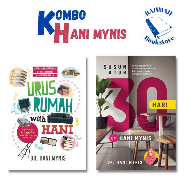 [BBB] KOMBO Hani Mynis (2 Buku: Urus Rumah With Hani & Susun Atur 30 ...