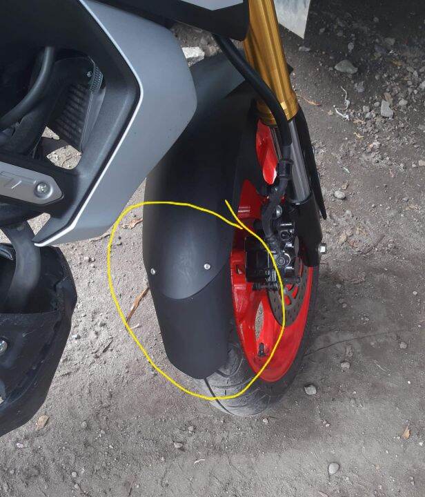 Yamaha MT-15 Front Extension Mudguard | Lazada PH