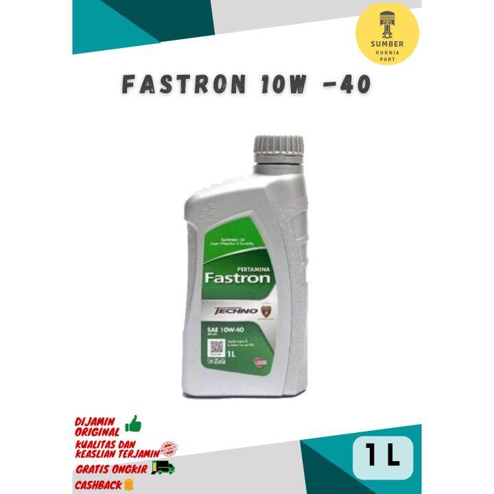 Oli Fastron Techno Pertamina 10 - 40 Synthetic 1Liter 1L Asli Original ...