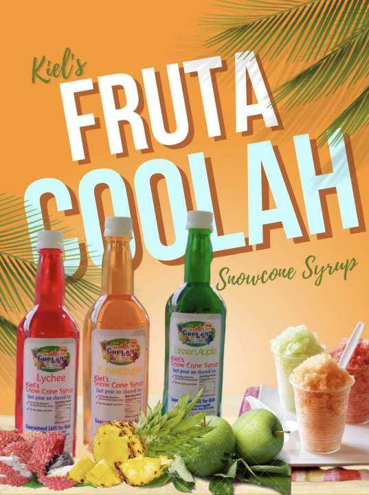 Shaved Ice Fruta Coolah Snow Cone Syrup by Kiels 750ml | Lazada PH