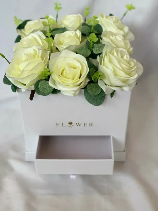 7x7x7 inches drawer flower square box | Lazada PH