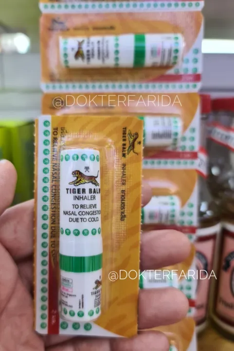Tiger Balm Inhaler 2 in 1 Original Thailand - Inhaler Minyak Angin ...