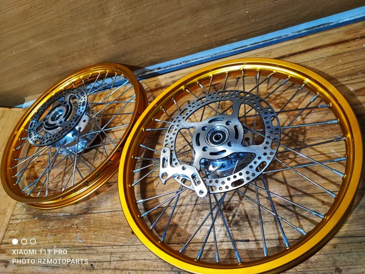 RIMSET RAIDER150 CARB/F.I (GOLD LIGHTEN DISC) | Lazada PH