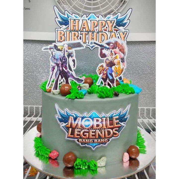 Mobile Legends ML Cake topper Happy birthday | Lazada PH