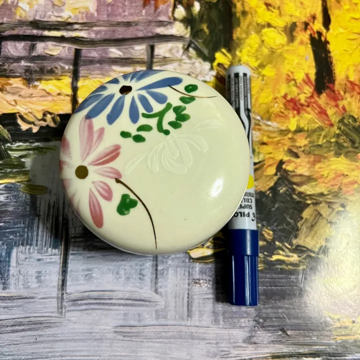 Branded Ceramic Trinkets Bowl with Gold and Flowers Design - Japan ...