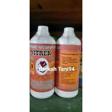 Obat Anti Rayap Kayu Tanaman / Pengawet Kayu NITREX 1Liter | Lazada ...