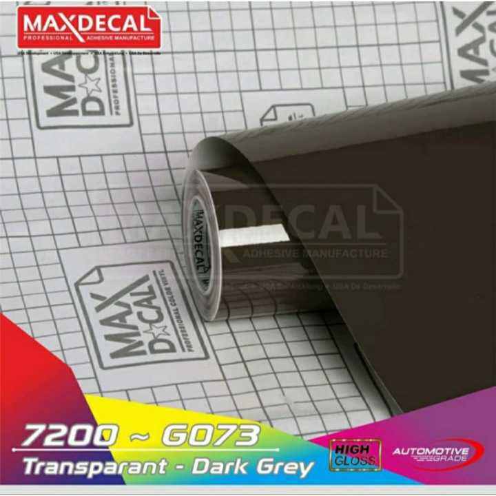 Sticker Skotlet Transparan Hitam Maxdecal 1 rol | Lazada Indonesia