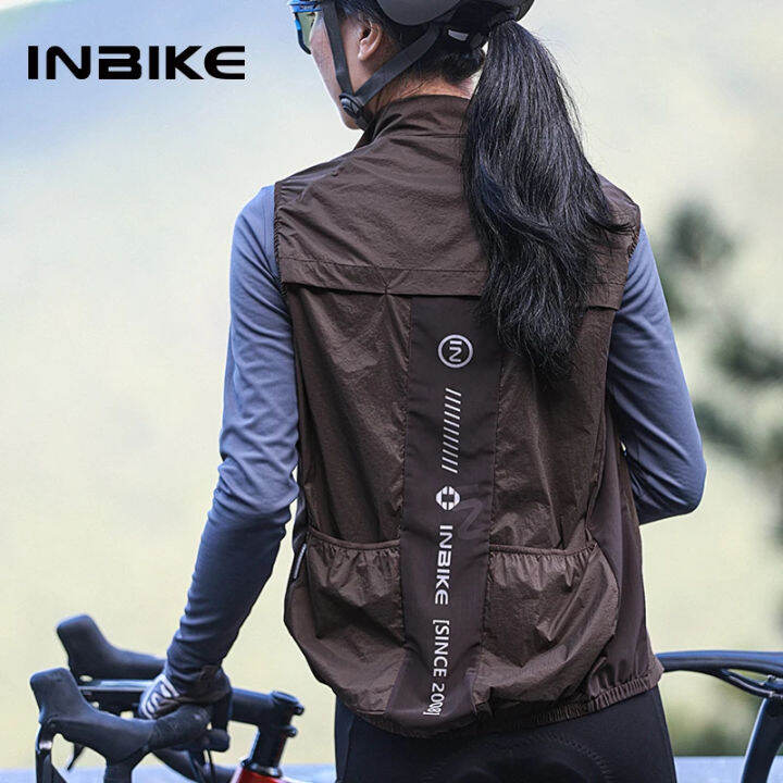 INBIKE เสื้อแจ็กเก็ตสำหรับวิ่งแบบไม่มีแขนสำหรับเสื้อกั๊กนักปั่นจักรยานฤดูใบไม้ร่วง,เสื้อชุดกีฬา ...