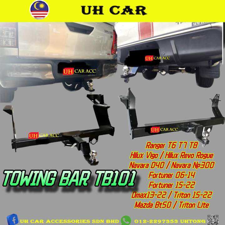 4x4 TOW BAR Towing Bar Trailer Rear Bull Bar Hilux Fortuner Triton ...