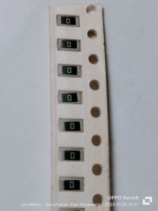 Dijual resistor SMD ukuran 0 ohm per 10 pcs | Lazada Indonesia