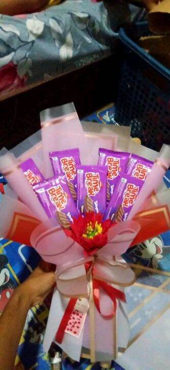 buket jajan time break/ buket snack cantik cocok untuk hadiah spesial ...