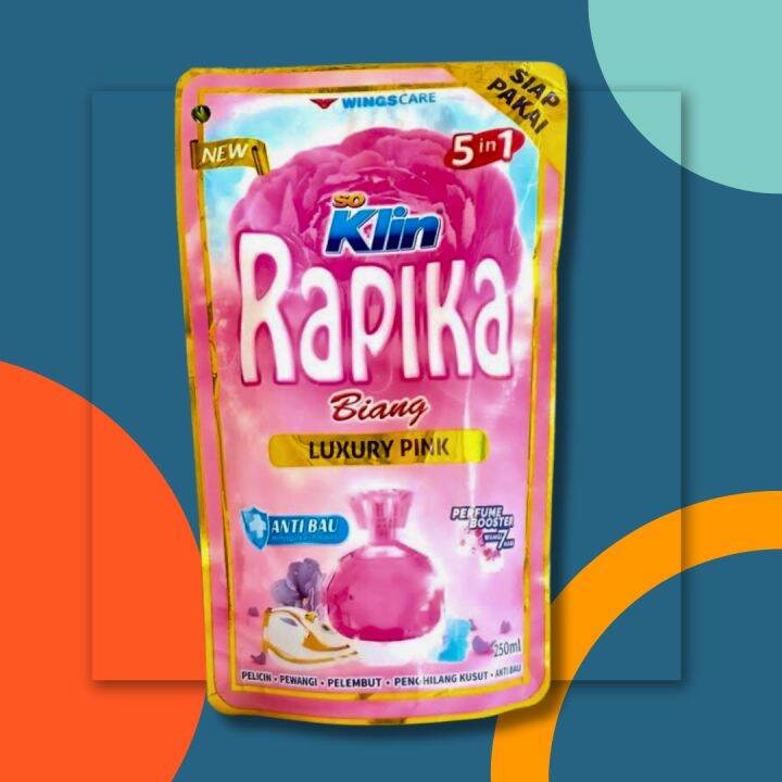 Rapika Biang Luxury Pink Pelicin dan Pewangi Pakaian Pouch 250 mL ...