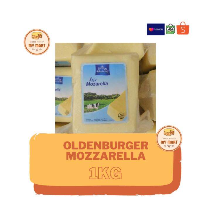 MOZZARELLA OLDENBURGER 1KG ORIGINAL OLDENBURGER MOZZARELLA KEJU LUMER ...