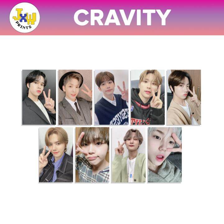 CRAVITY Peace Sign Selca Photocard Set | Lazada PH