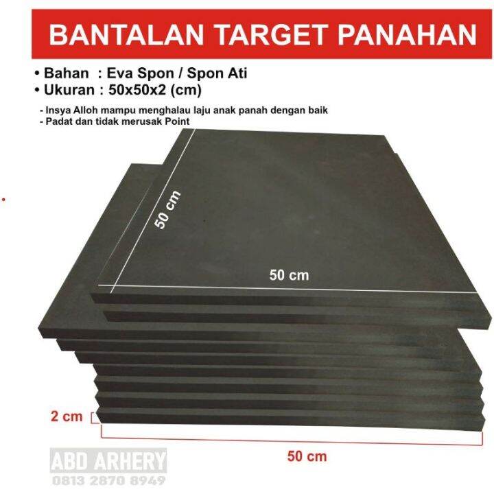 Bantalan Target Panahan 50x50x2 cm | Lazada Indonesia