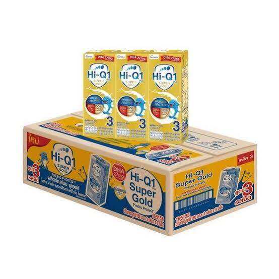Hi-Q1+ Super Gold สูตร 3 รสจืด ยกลัง 27 กล่อง 17/6/24 | Lazada.co.th