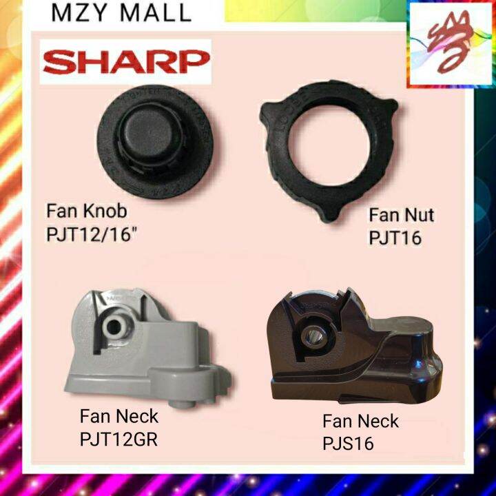 Spare Parts [Original] Sharp Fan Neck PJT12 PJS16 PJW16/ Fan Knob PJT12 ...