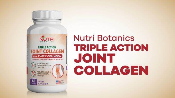 [TWIN PACK ] Nutri Botanics Joint Collagen Type 2 + Turmeric ...