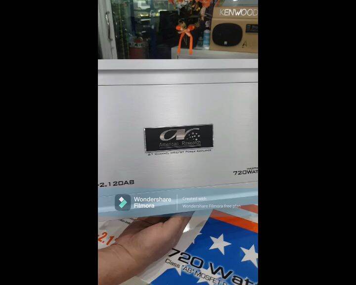 เพาเวอร์แอมป์ CLASS AB 2CH แบรนด์ AMERICAN RESEARCH AR-2.120AB กำลังขับสูงสุด 720 Watts ลดราคา ...