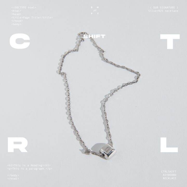 Ctrlshift - keyboard necklace | Lazada.co.th