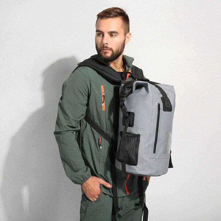 【Manila stock+COD】New women men 25L Dry Bag Waterproof bucket Bag ...