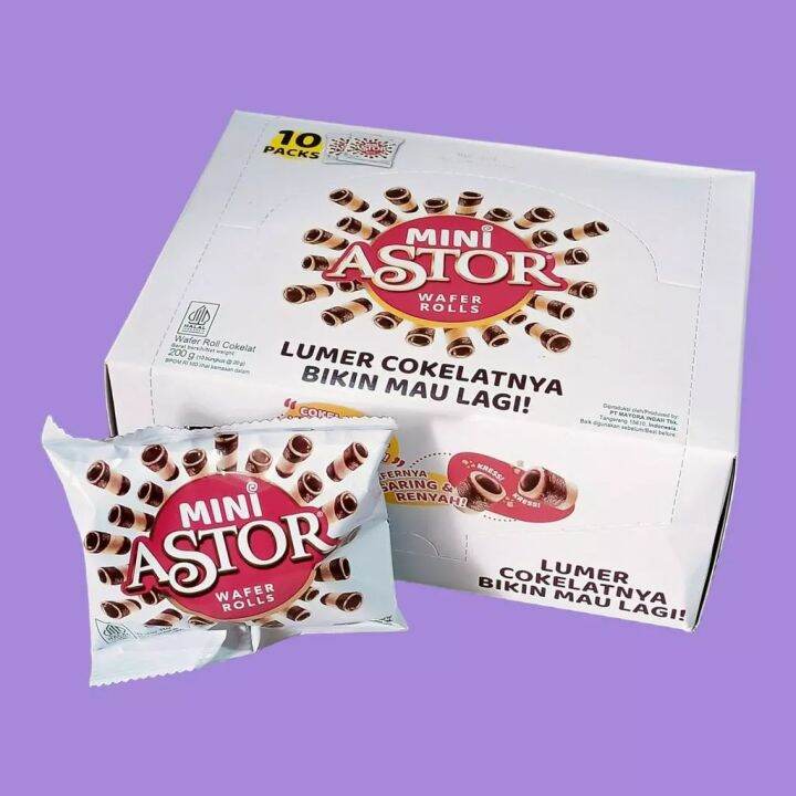 Astor Mini Coklat Wafer Rolls 20gr (10pcs) | Lazada Indonesia