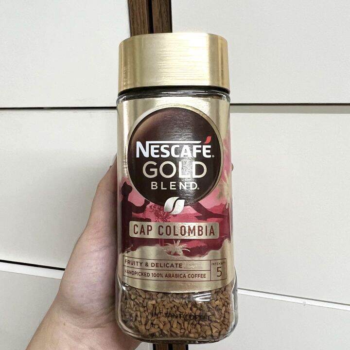 Nescafe Gold Blend Cap Colombia เนสกาแฟโกล์ดเบลนด์ แคป โคลัมเบีย 100g ...