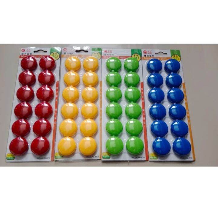 MAGNET PAPAN TULIS BESAR 3CM WARNA WARNI 30MM | Lazada Indonesia