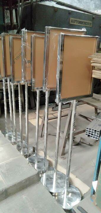 Papan informasi A3 stainless steel | Lazada Indonesia