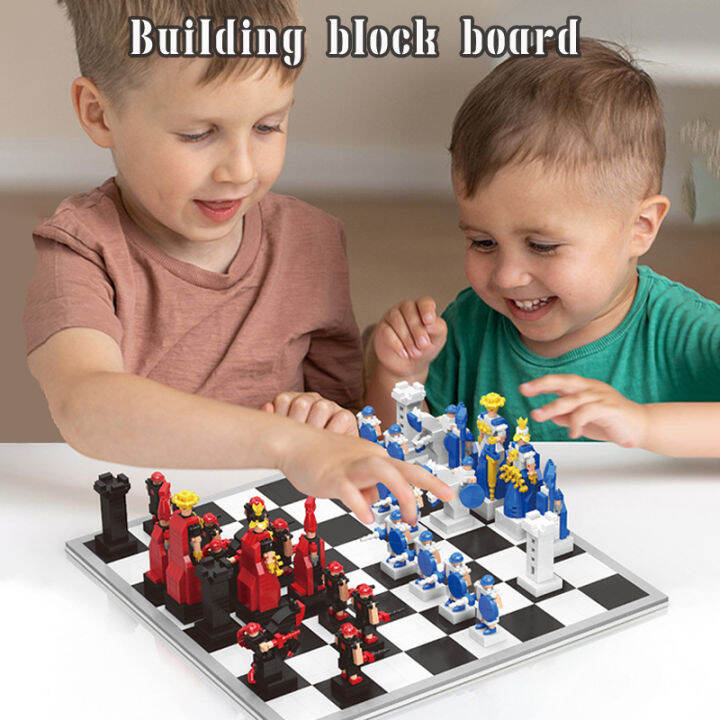 Micro particle building blocks Chinese chess Go chess Colosseum ...