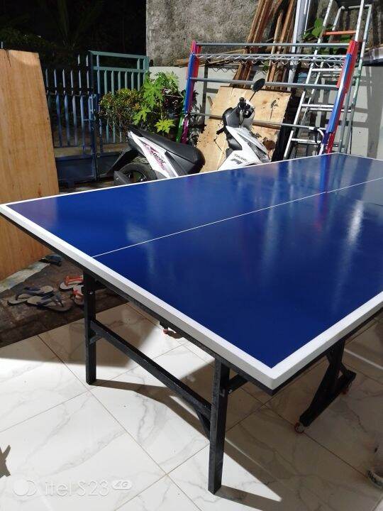 meja ping pong warna blue nig | Lazada Indonesia