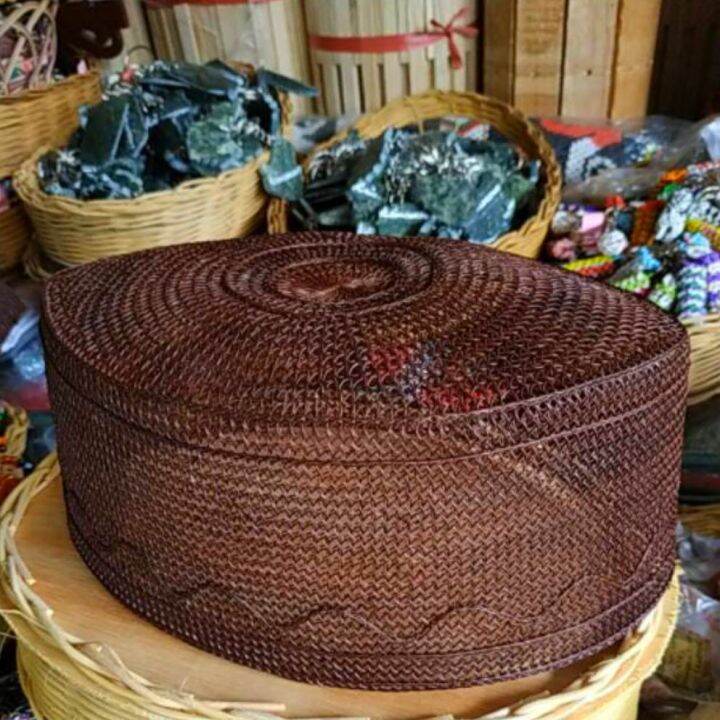 peci akar jangang/ songkok akar rotan/ peci resam khas kalimantan tipe ...