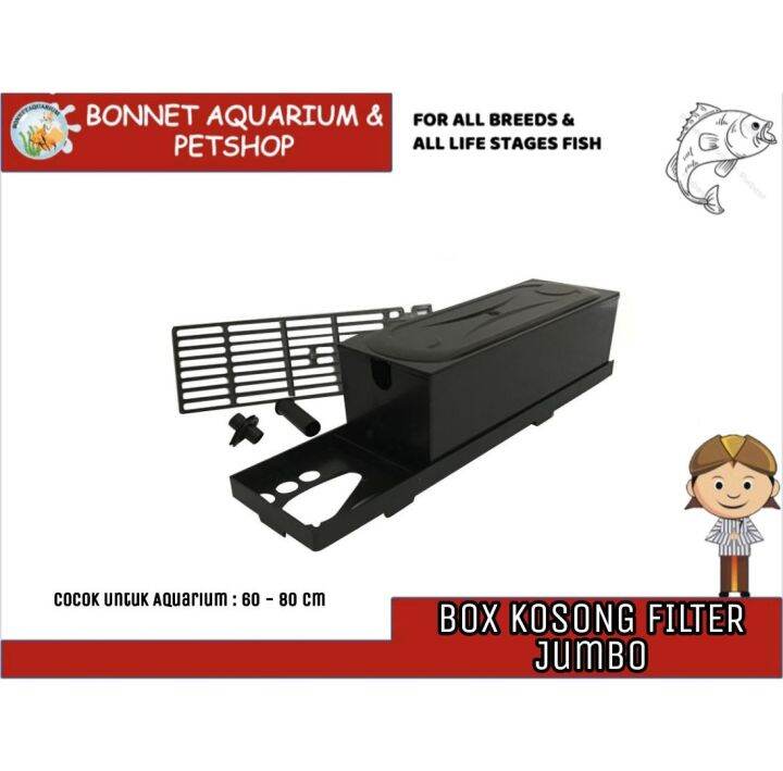 TOP FILTER BOX AQUARIUM FILTER ATAS ARMADA KOSONG JUMBO BESAR | Lazada ...