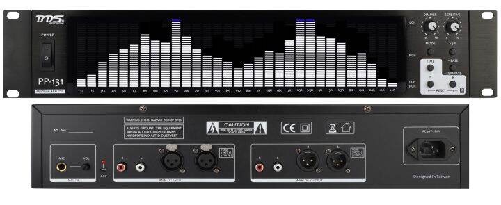 BDS PP-131 Digital Spectrum Analyzer Display Balanced Audio 2U Studio ...