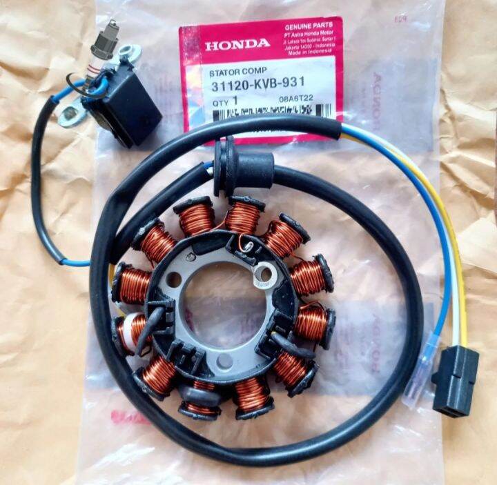 spull spul stator assy komplit pulser motor vario 110 cw cbs techno old lama non led non esp KVB ...